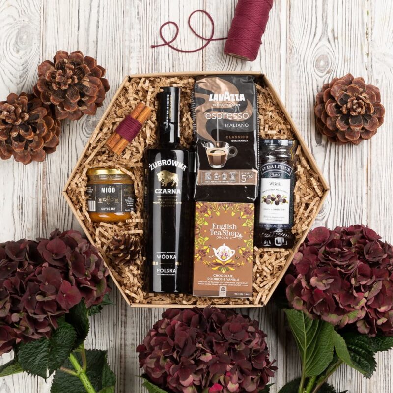 Box prezentowy z alkoholem dla mężczyzny - Rufina - darmowa dostawa w 24h